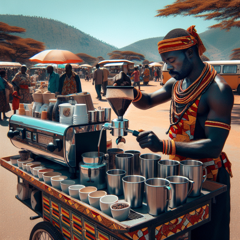Mobile coffee cart service Zimbabwe – Maricho