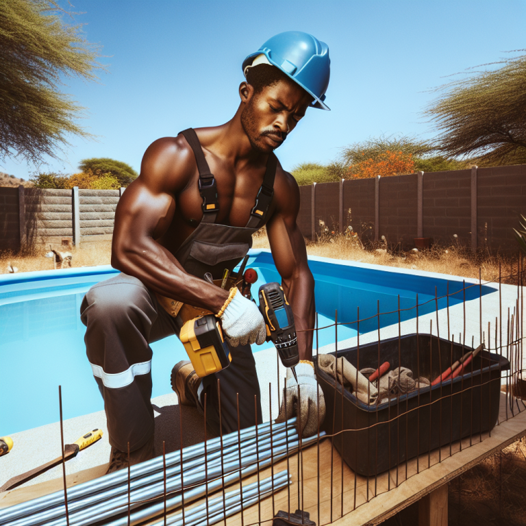 Swimming pool fencing installation service Zimbabwe – Maricho