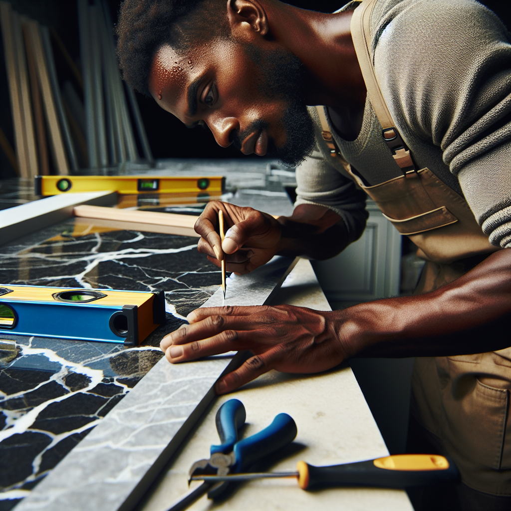 Marble countertop installation service Zimbabwe – Maricho