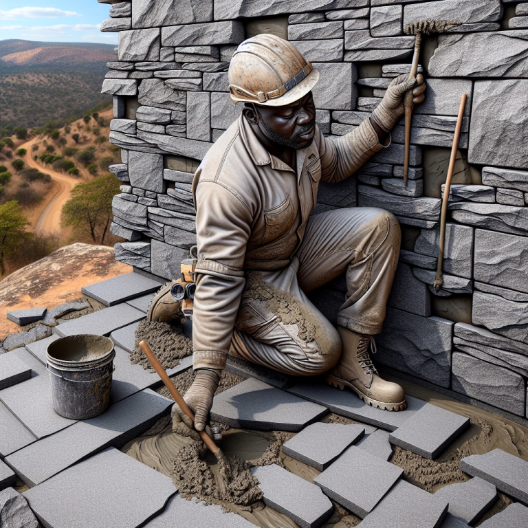 Stone cladding installation service Zimbabwe – Maricho